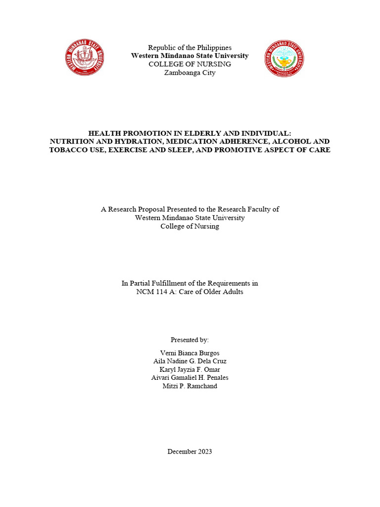 Geron Group 1 Reporting | PDF | Sleep | Health Care