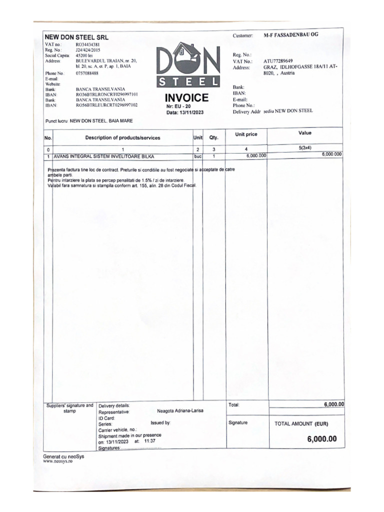 New Don Steel SRL | PDF