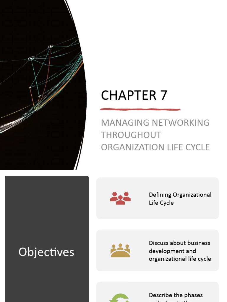 CHAPTER 7- MANAGING NETWORKING THROUGHOUT ORGANIZATIONAL LIFE CYCLE (1 ...