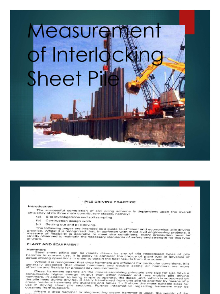 Steel Sheet Pile | PDF | Deep Foundation | Structural Engineering