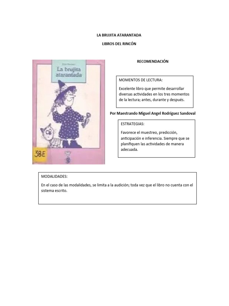 LA BRUJITA ATARANTADA- LA GRAN PREGUNTA | PDF