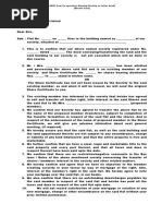 Possession Letter Sample | PDF