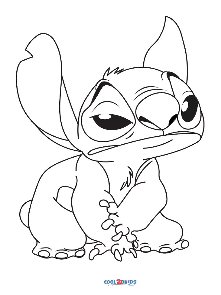 Lilo and Stitch Coloring Pages Printable | PDF