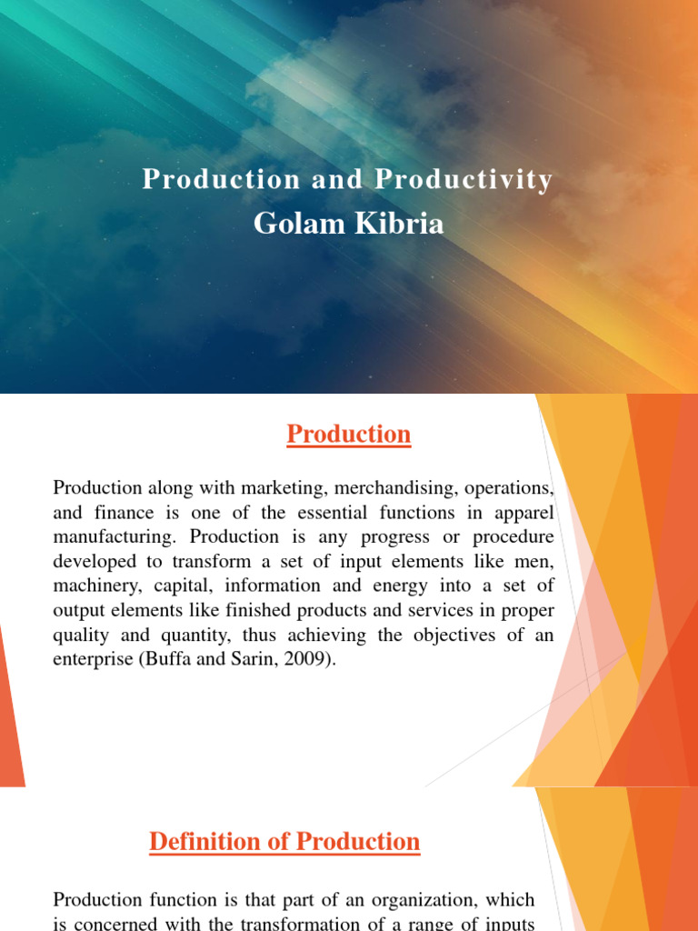 Production Productivity Sheet 4 Pdf Inventory Mass Production