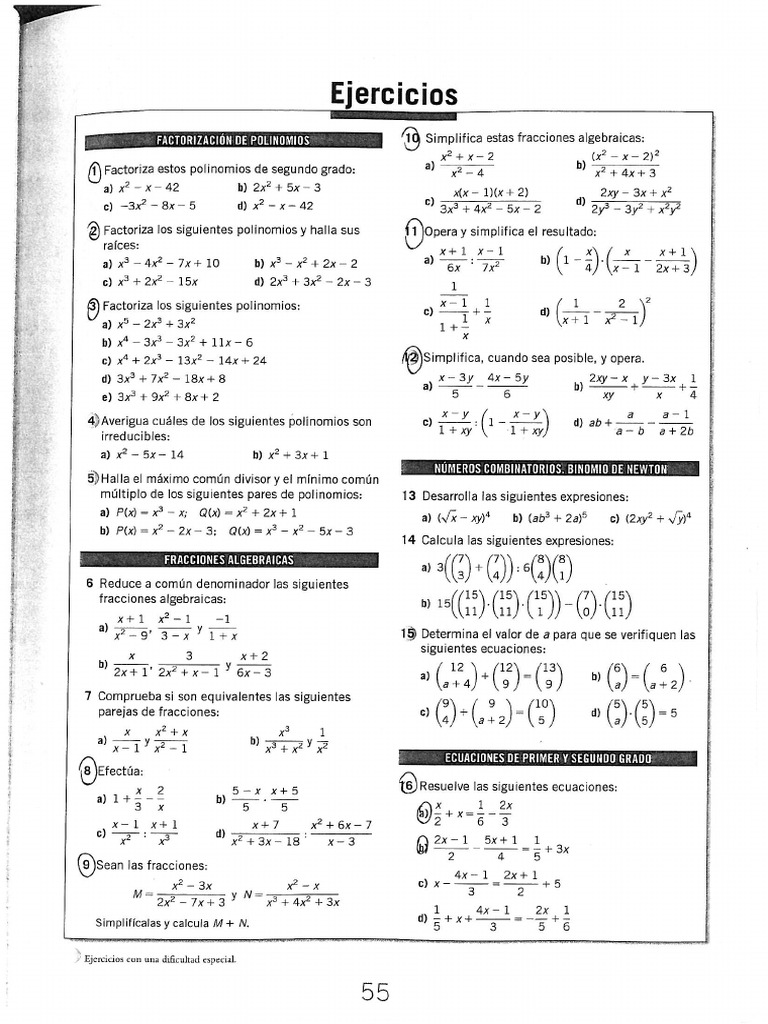 2 UD2 Algebra Repaso | PDF