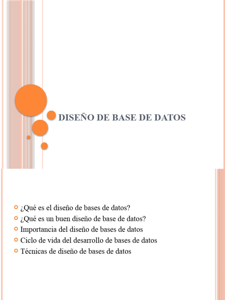 Diseño de Base de datos | PDF | Bases de datos | Ciencias de la Información