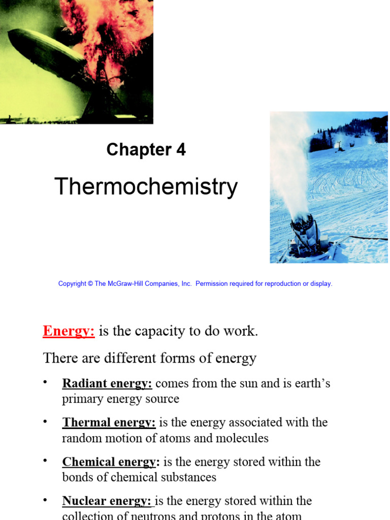 4 Thermochemistry | PDF | Heat | Chemistry