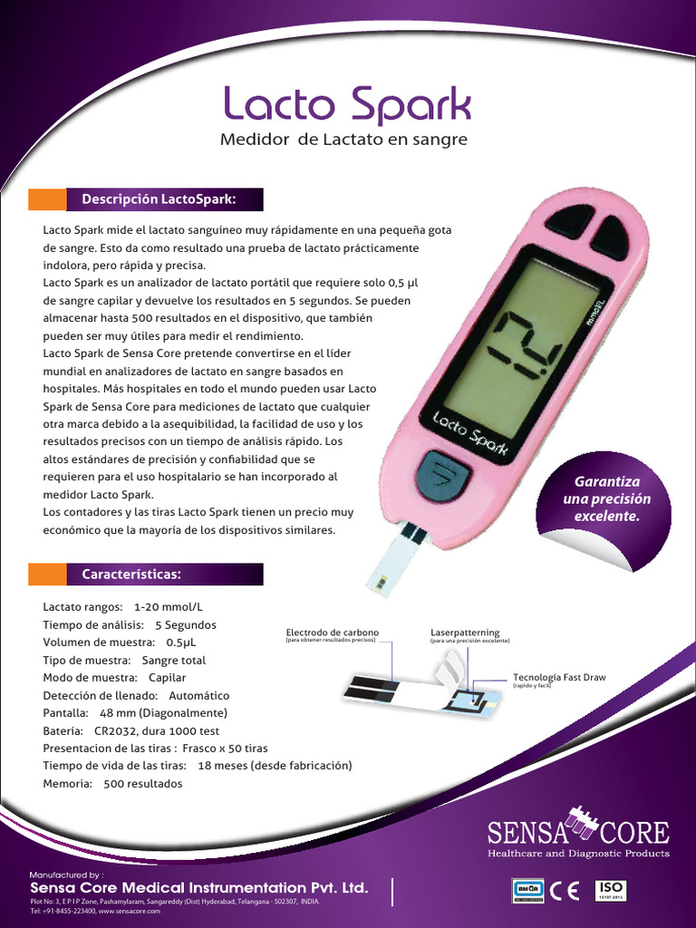 Lacto y Gluco Spark | PDF | Ciencias fisicas