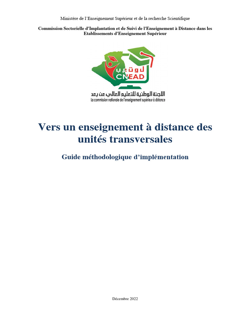 Guide Méthodologique de lEAD | PDF