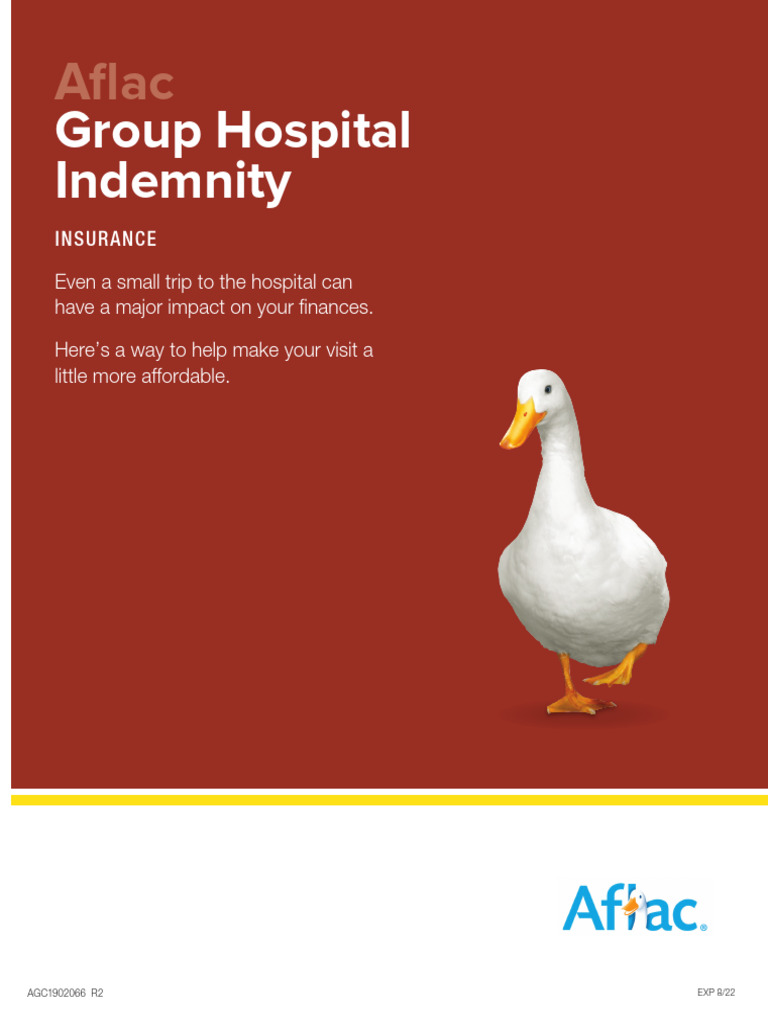 Aflac Hospital Indemnity - Brochure | PDF | Hospital | Physician