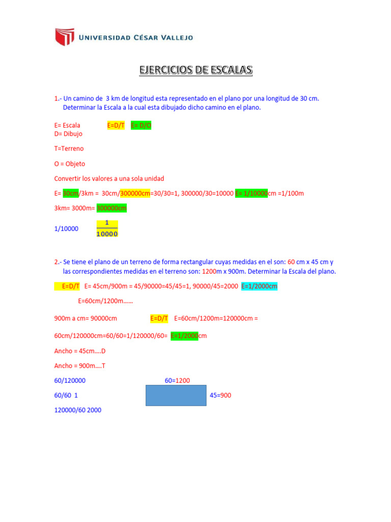 Ejercicios de Escalas. | PDF