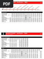Timetable E1-E2 | PDF