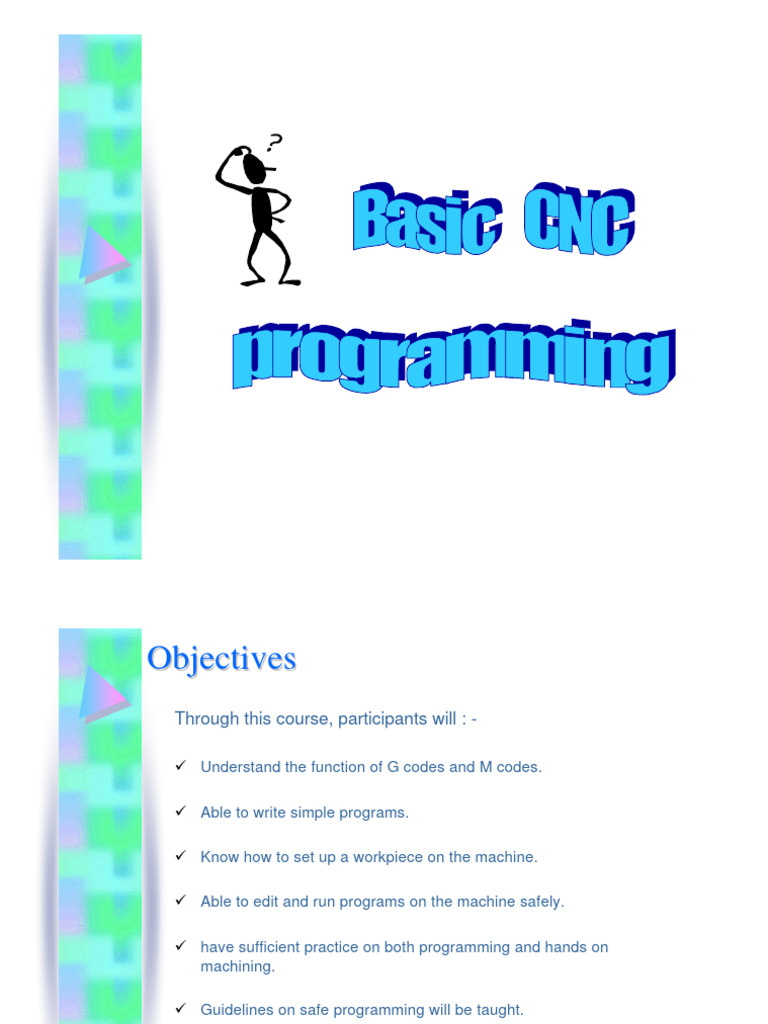 Basic Cnc Programming Pdf Computer Programming Computer Program
