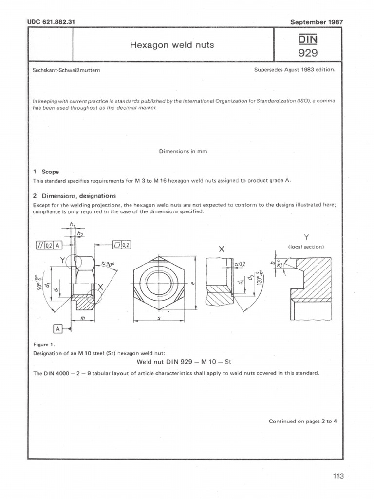Din 929 | PDF