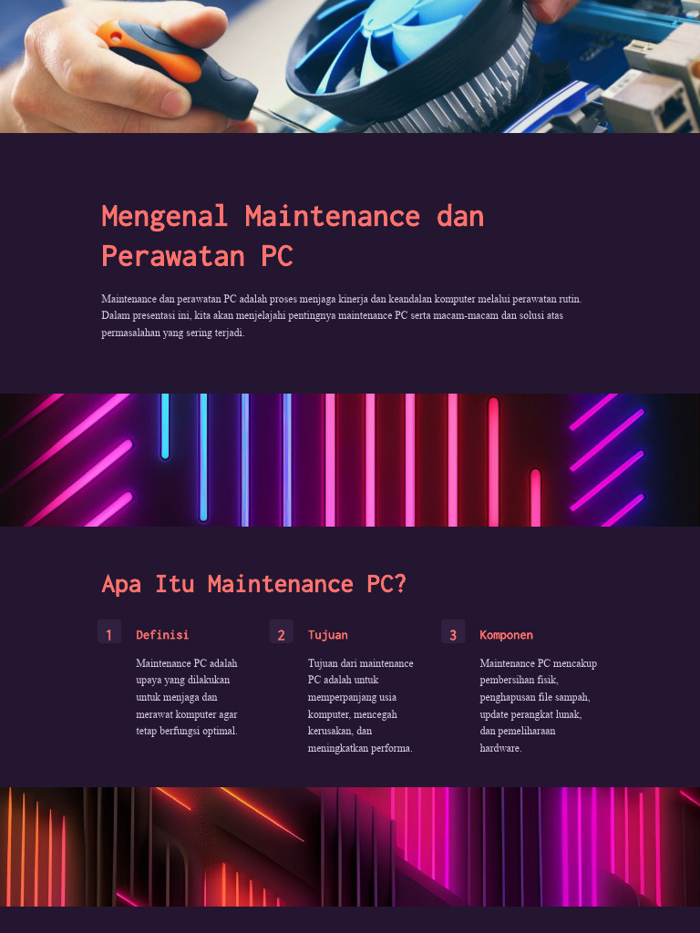 Mengenal Maintenance Dan Perawatan PC | PDF | Komputer