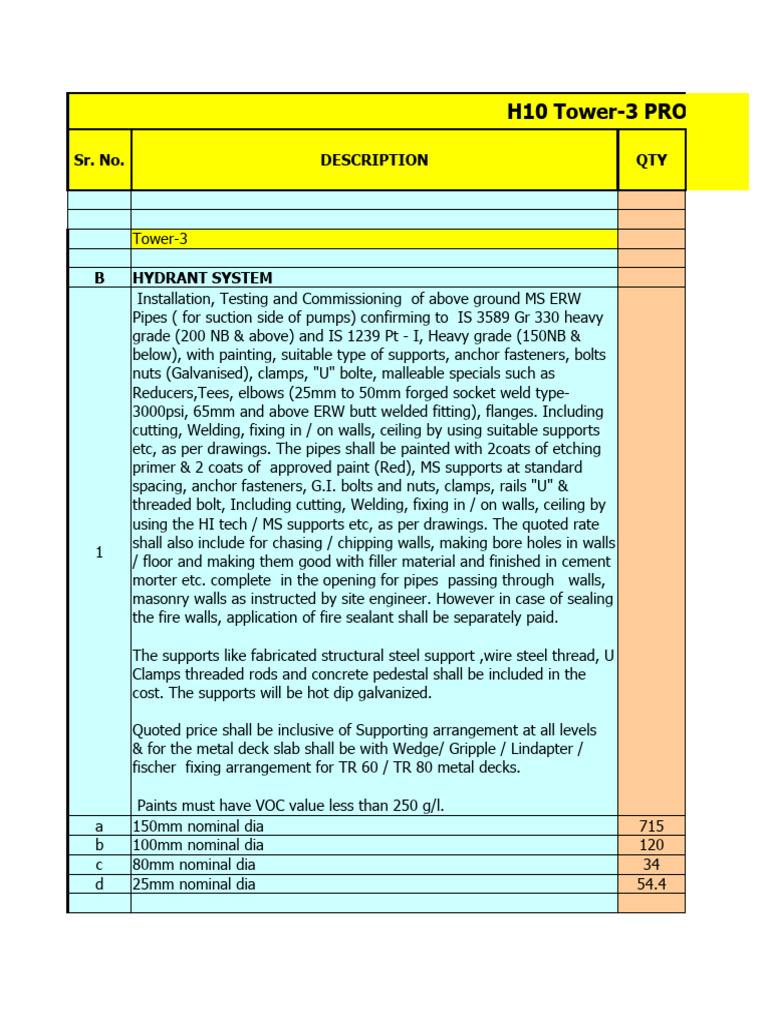 Phoenix H10 Fire Safety System Details | PDF | Pipe (Fluid Conveyance ...