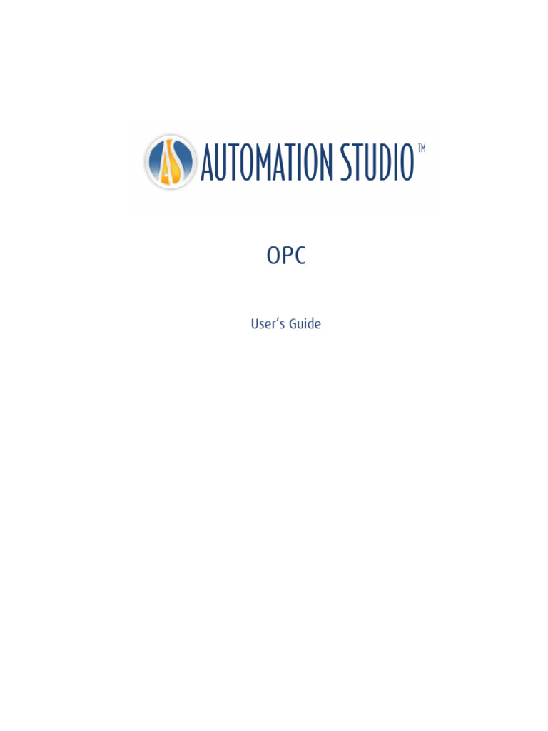 Automation Studio OPC Guide | PDF | Programmable Logic Controller | Computing
