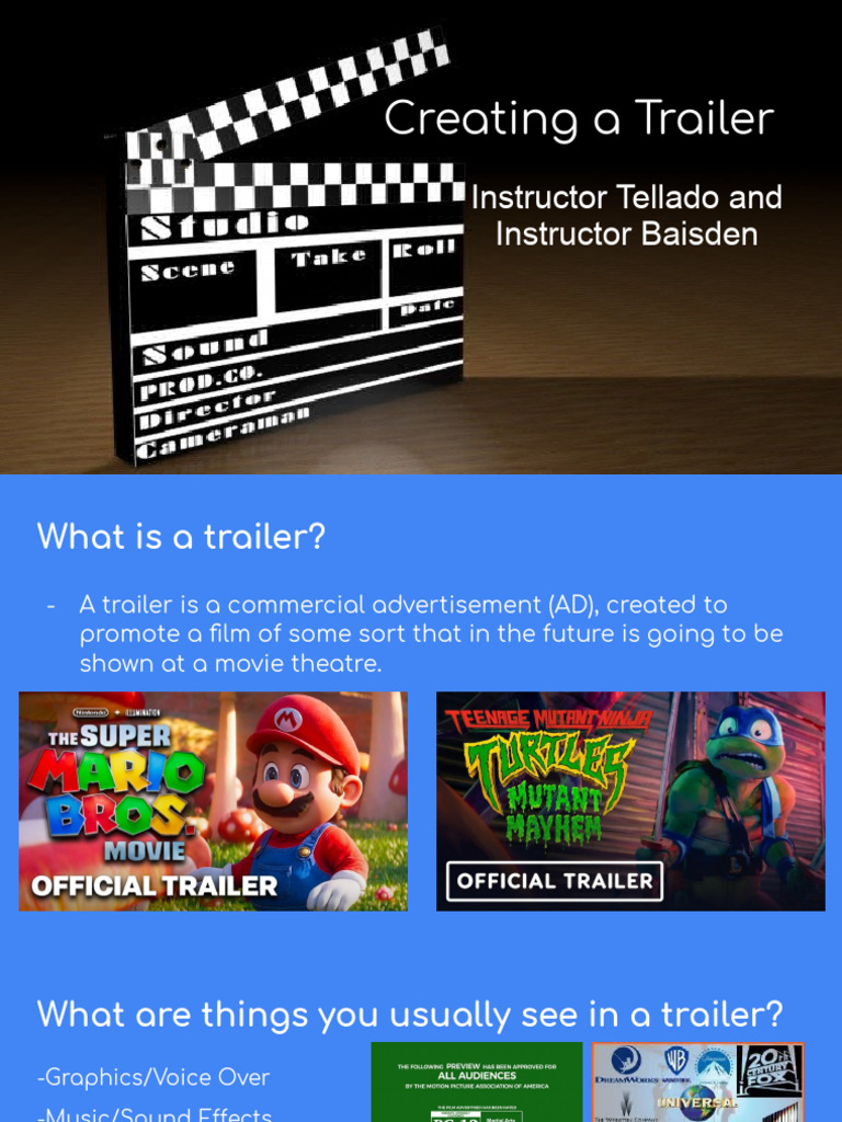 How to Create an Engaging Movie Trailer | PDF