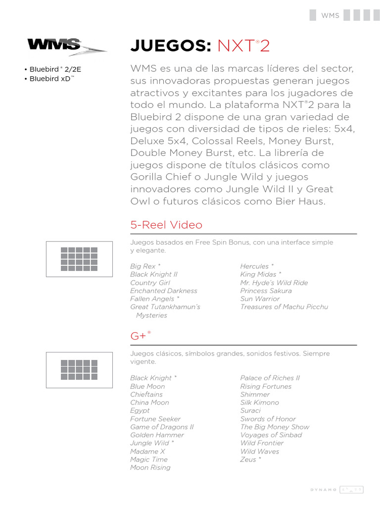 WMS NXT2 Games | PDF