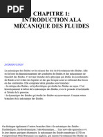 Cours de Mécanique Des Fluides 1 | PDF | Pression | Fluide