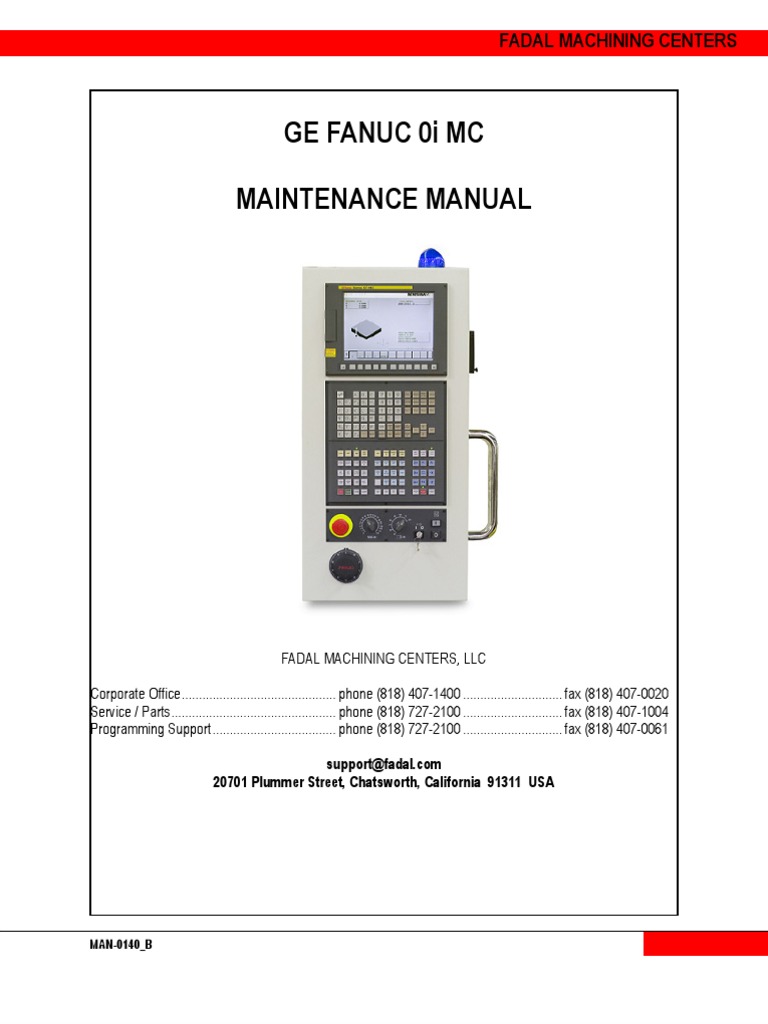 Maintenance Guide for GE Fanuc 0i MC | PDF | Coolant | Chemical Engineering