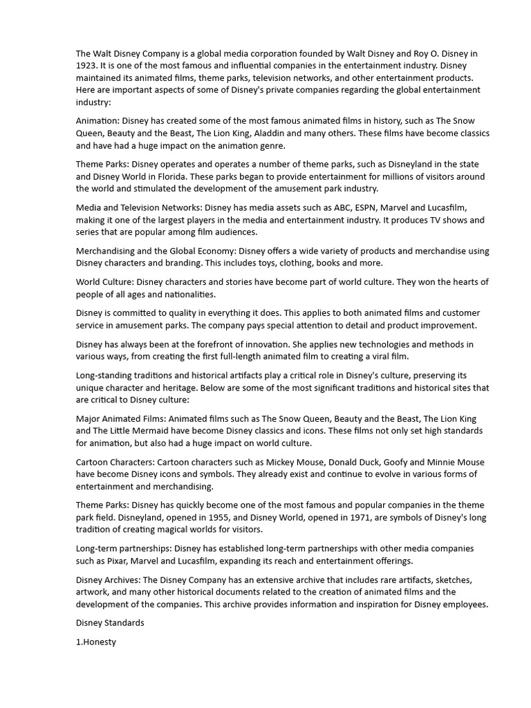 Disney | PDF