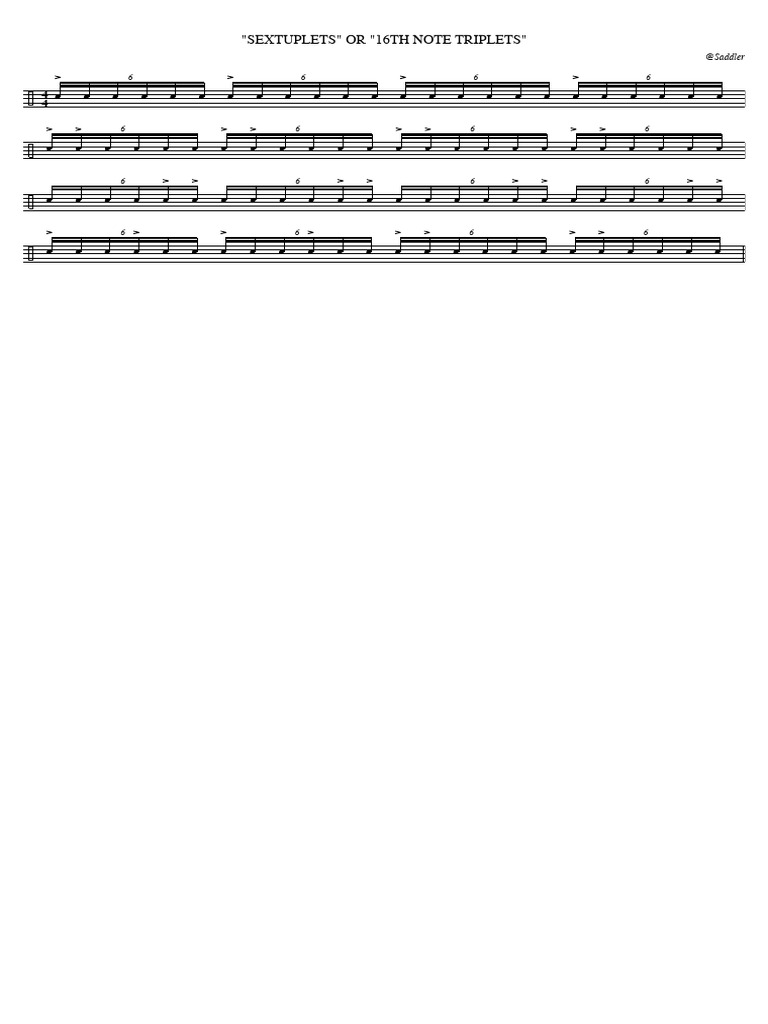 Sextuplets | PDF
