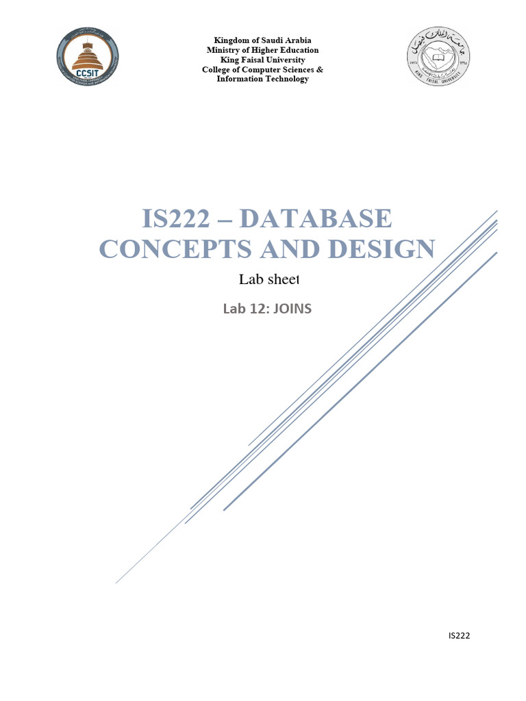 Labsheet12_join | PDF | Table (Database) | Software Design