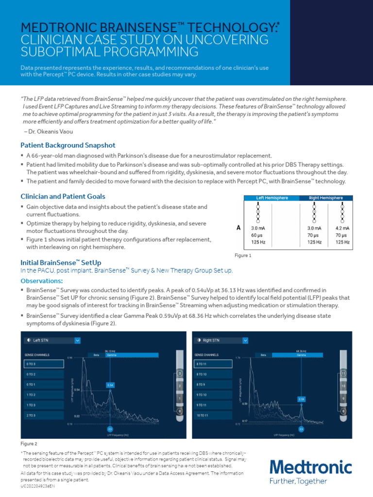 dbs brainsense case study suboptimal programming（监测技术的介绍与患者案例） | PDF ...