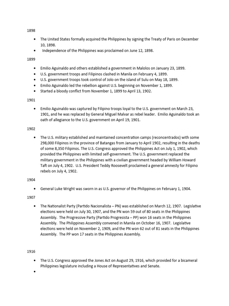 1898 1940 | PDF | Philippines | Government