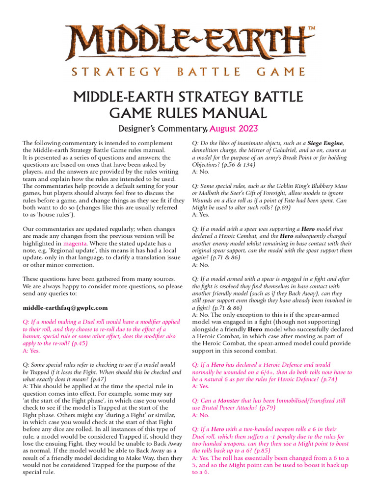 Earth Strategy Battle Game Rules Manual | PDF