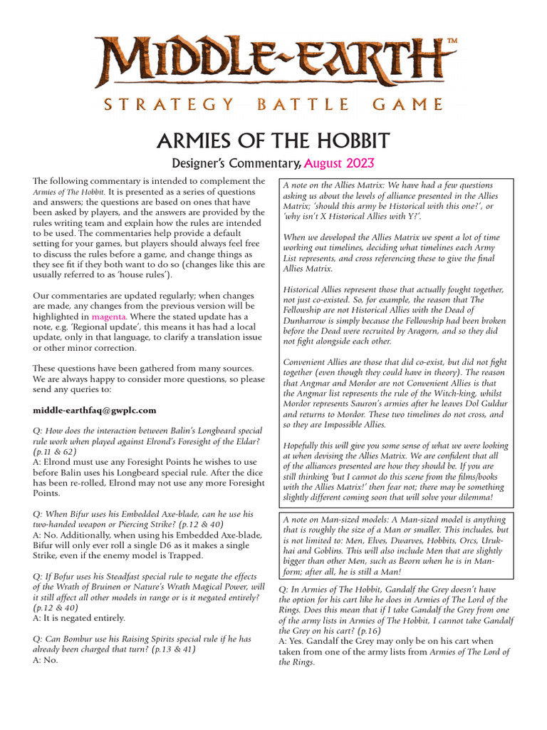 Armies of The Hobbit | PDF | J. R. R. Tolkien | Middle Earth