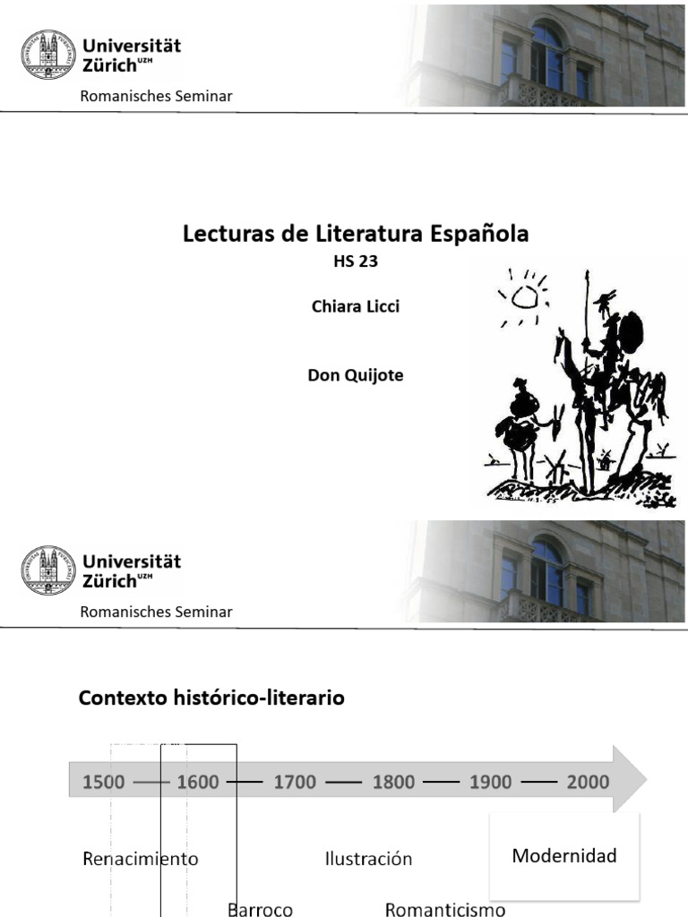 4+PPT+El+Quijote+1 2 CL HS23 Estudiantes | PDF