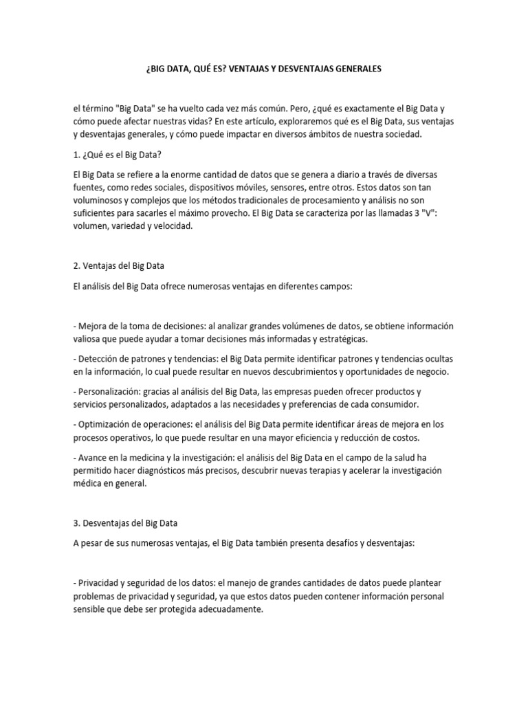 Big Data 2 | PDF | Big Data | Privacidad en internet