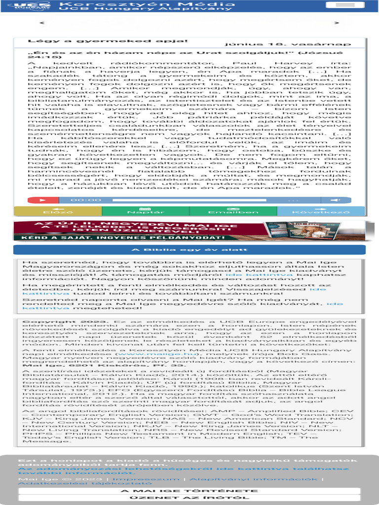 Légy a gyermeked apja! - Mai Ige | PDF