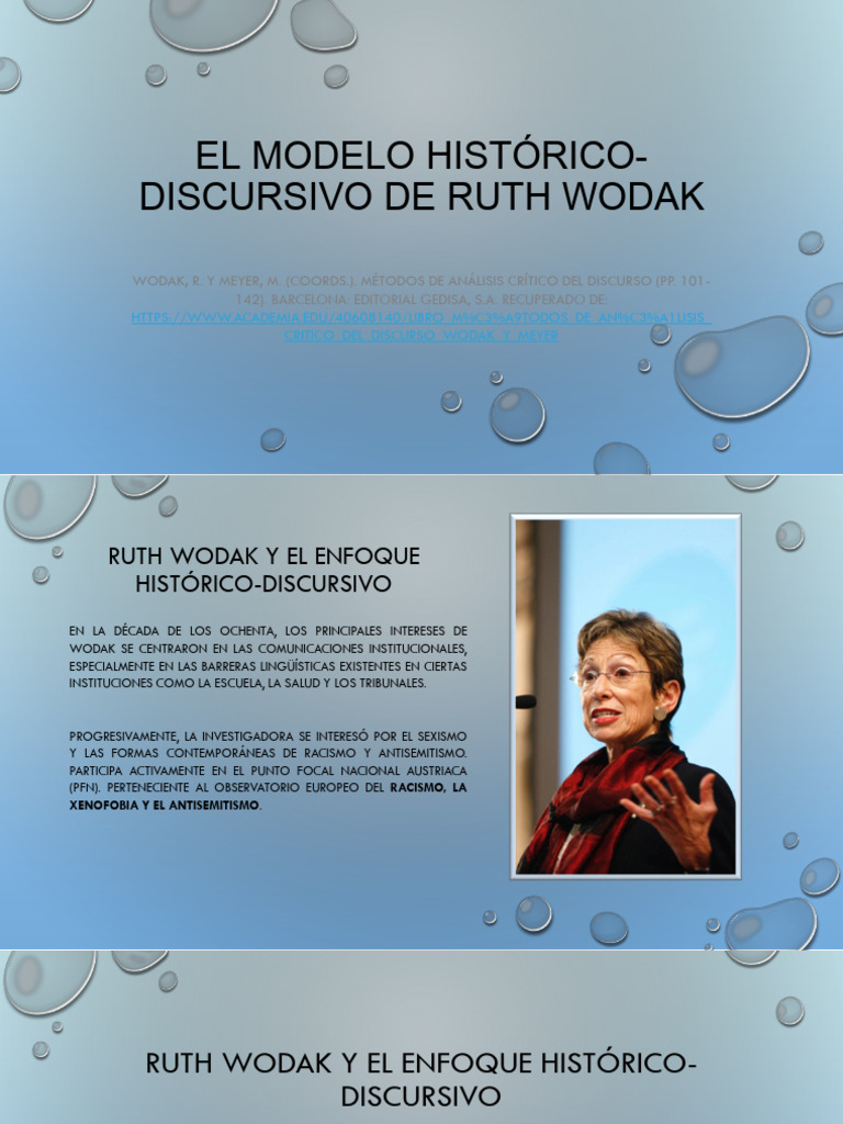 Modelo Histórico-Discursivo de Wodak | PDF
