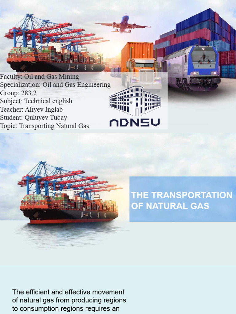 Transporting Natural Gas | Download Free PDF | Pipeline Transport | Natural Gas