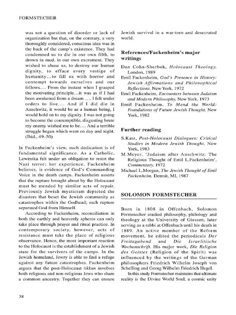 Fifty Key Jewish Thinkers 48 | PDF | Jewish Philosophy | Religious ...