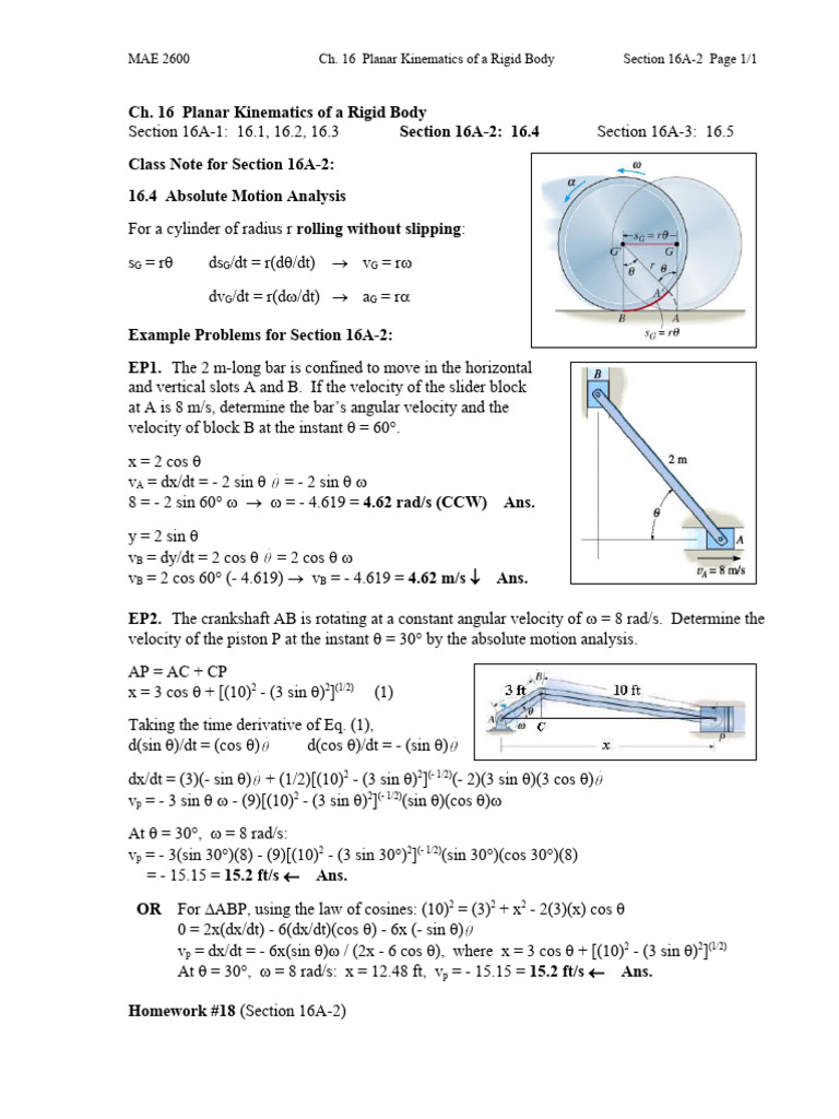 CH 16 A2 Note | PDF
