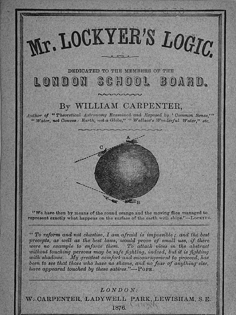 Mr. Lockyer's Logic - William Carpenter - 1876 | PDF | Logic | Planets Mr. Lockyer's Logic - William Carpenter - 1876 | PDF | Logic | Planets