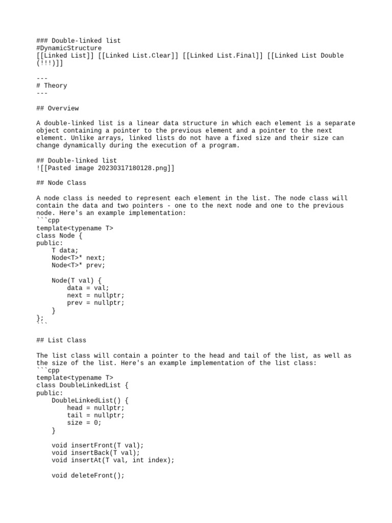 Linked List Double (!!!) | PDF | Pointer (Computer Programming) | Computing Linked List Double (!!!) | PDF | Pointer (Computer Programming) | Computing