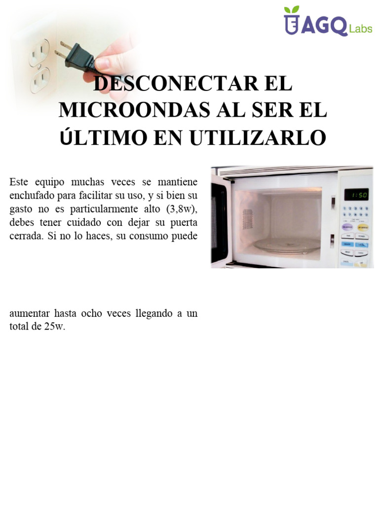 Desconectar El Microondas | PDF
