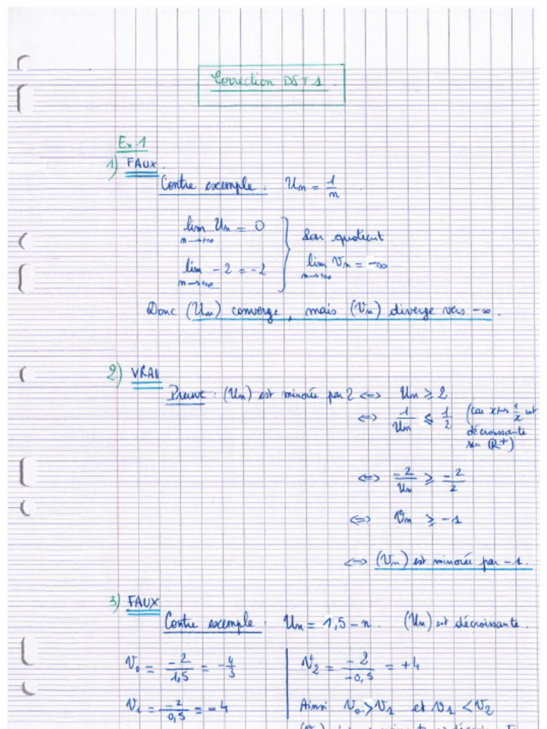 Correction DST 1 | PDF