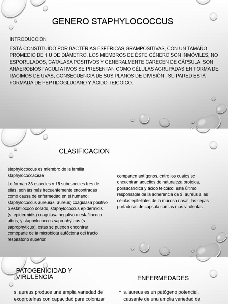Genero Staphylococcus Cap. 9 | PDF | Staphylococcus Aureus | Medicina CLINICA