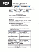 Canada Direct Deposit Enrolment Form - Direct Deposit - Receiver ...