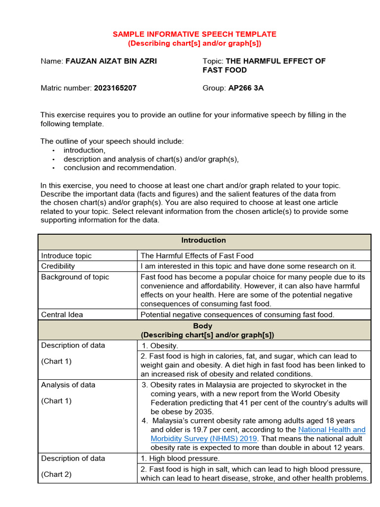 Elc590 - Informative Speech | PDF | Hypertension | Obesity