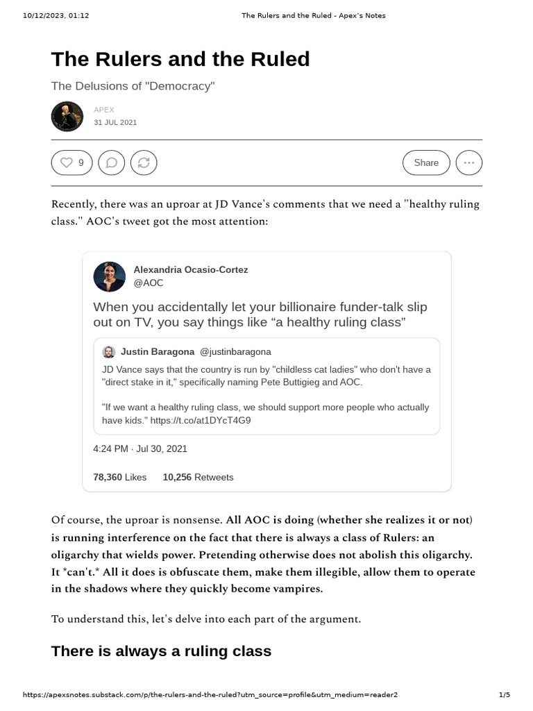 Rulers and the Ruled: Power Dynamics | PDF | Political Science ...