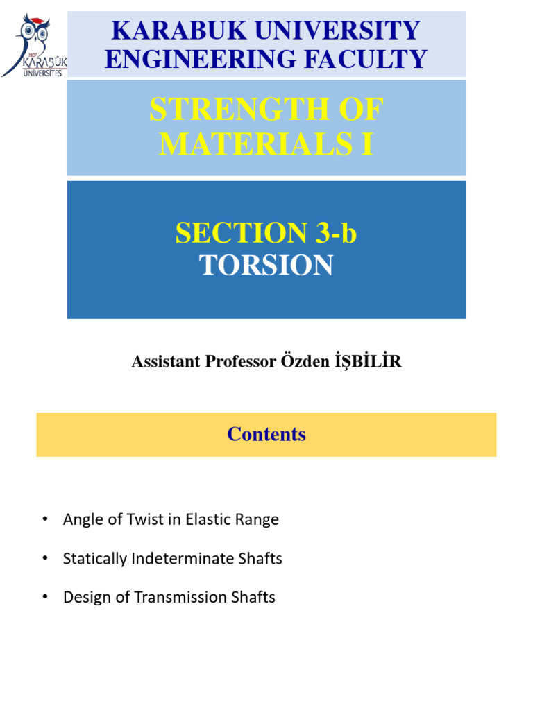 Lecture8 | PDF | Strength Of Materials | Stress (Mechanics)