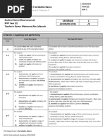 RAD Ballet Exam Grading Explained | PDF | Dances | Cognition