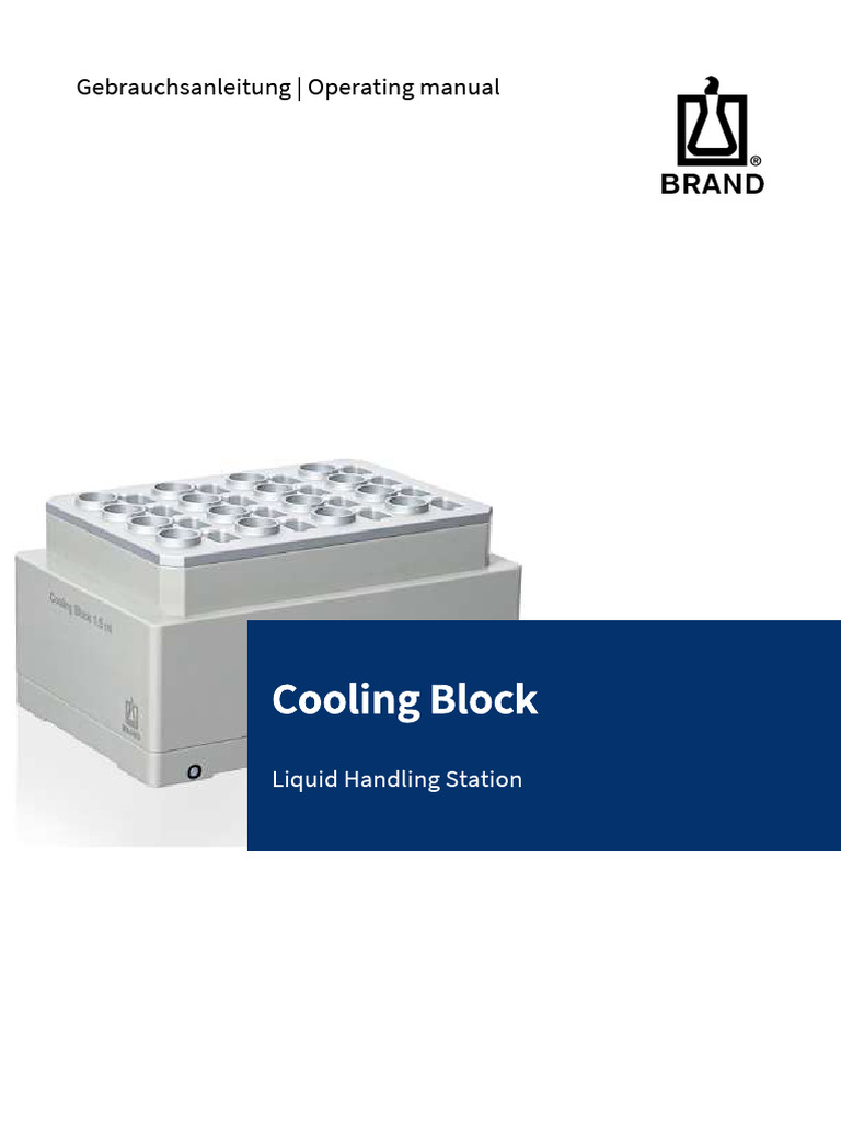GA Cooling Block DE EN | PDF